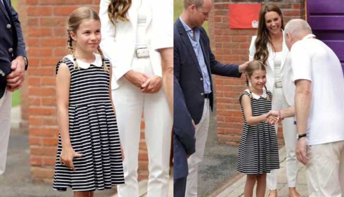 Princess Charlotte 'wiped' hand after handshake