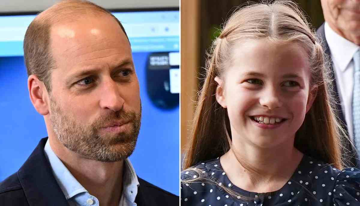 Why Prince William's beard left Princess Charlotte in tears