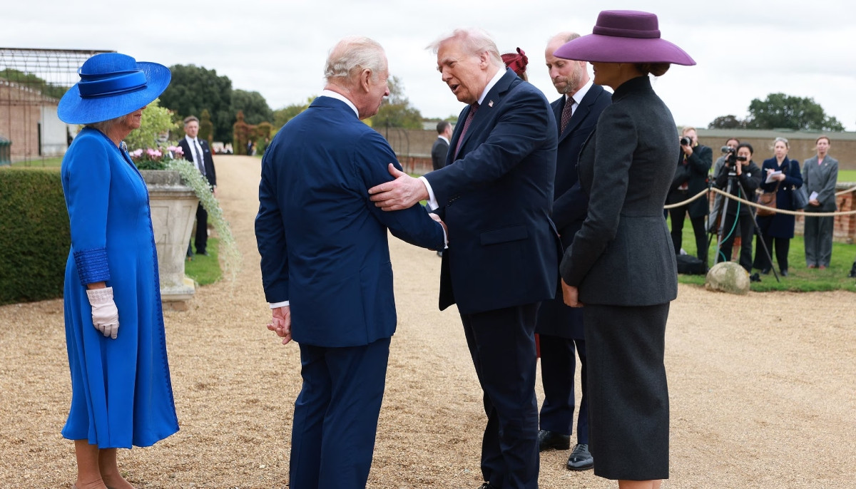 Trump breaks royal protocol: forgets to bow, walks ahead of King Charles
