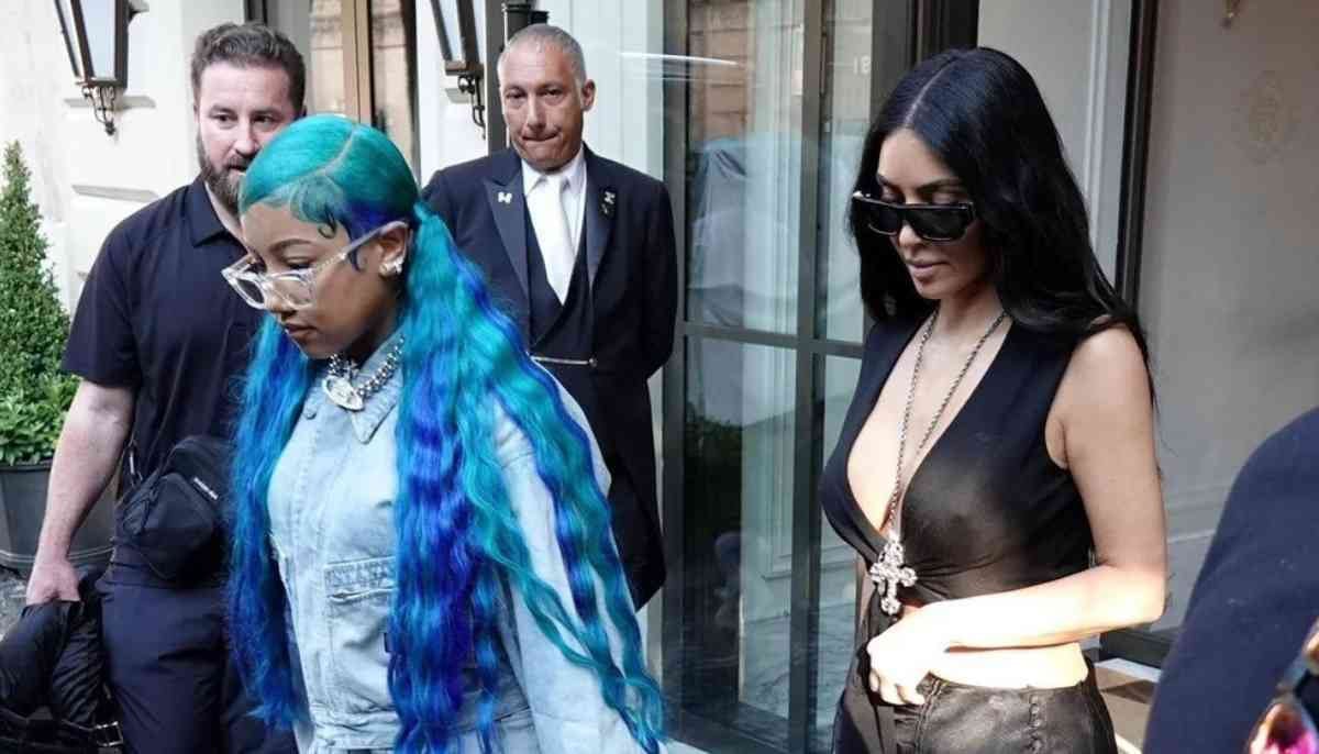 Kim Kardashian denies showing face on North West live stream