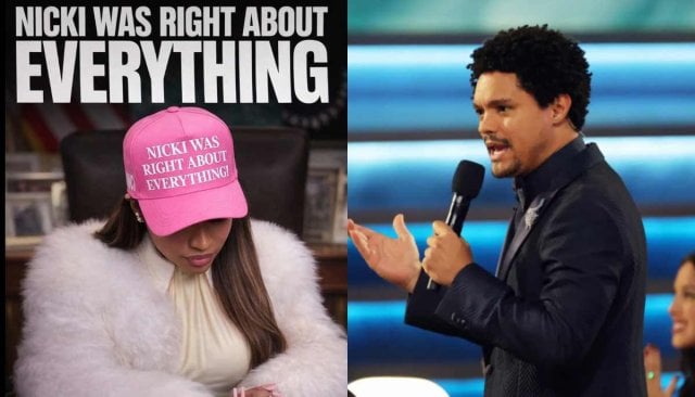 Nicki Minaj issues response to Trevor Noah for 2026 Grammy joke