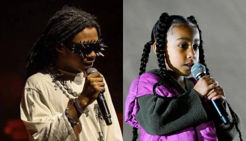Lil Wayne’s son, Kanye's daughter North team up for new banger