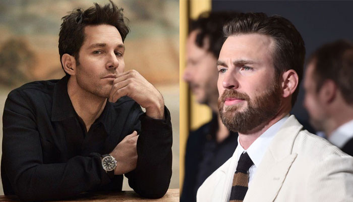 Chris Evans asks co-star Paul Rudd about the size of his male member