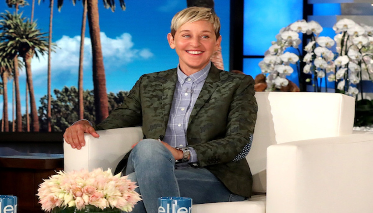 Ellen DeGeneres takes a bike ride after recovering from coronavirus
