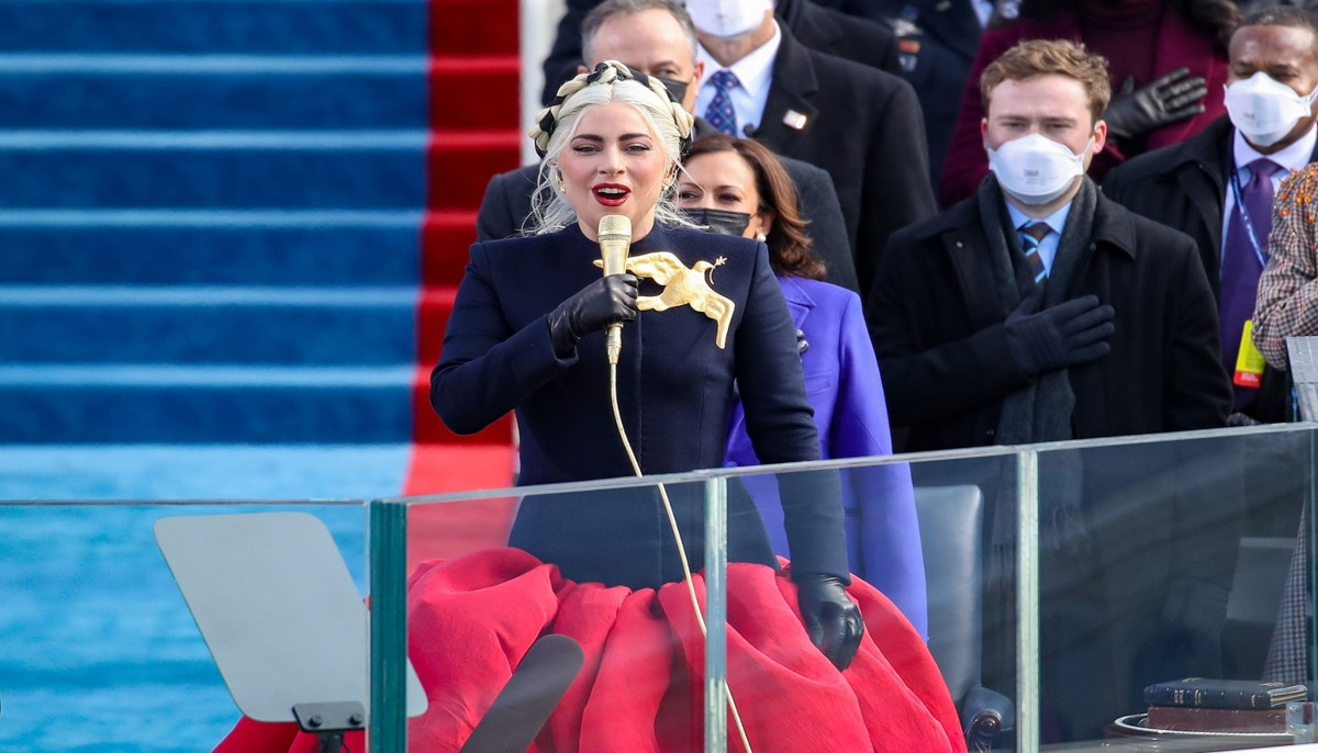 Lady Gaga delivers powerful performance at President Biden's ...