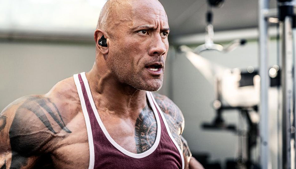 Dwayne Johnson flaunts ripped gym muscles before 'Black Adam'