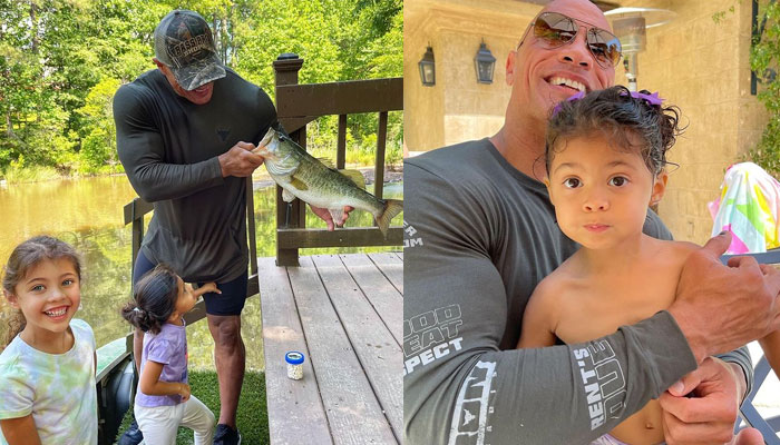 Dwayne Johnson enjoys first fishing trip with daughters - The Celeb Post