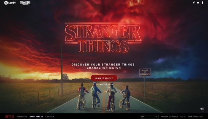 Spotify partners with Netflix for Stranger Things playlist