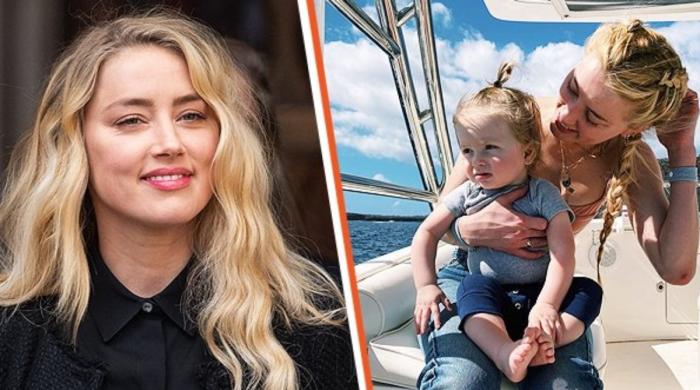 Amber Heard's baby Oonagh Paige is making headlines for 'daily size change'