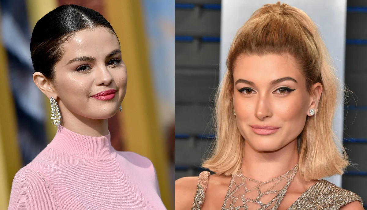 Selena Gomez and Hailey Bieber papped at The Academy Museum Gala