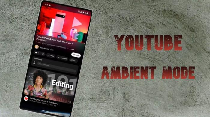 What is YouTube ambient mode?