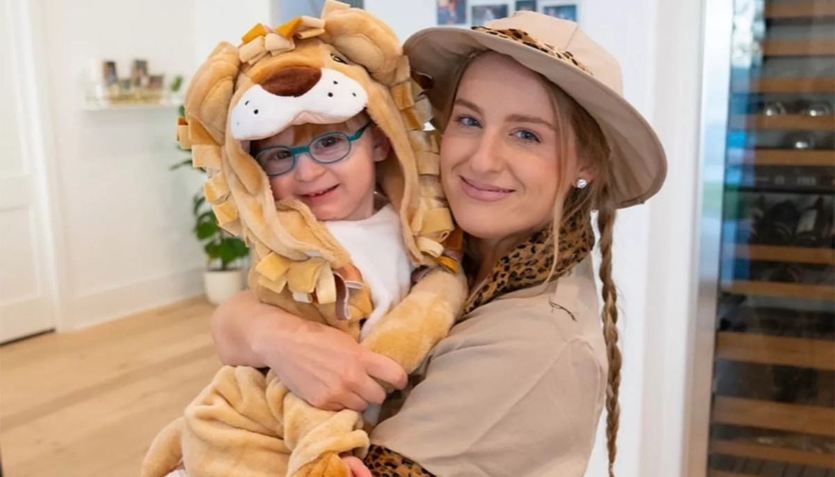 Meghan Trainor with son Riley dons lovely zookeeper outfit for Halloween