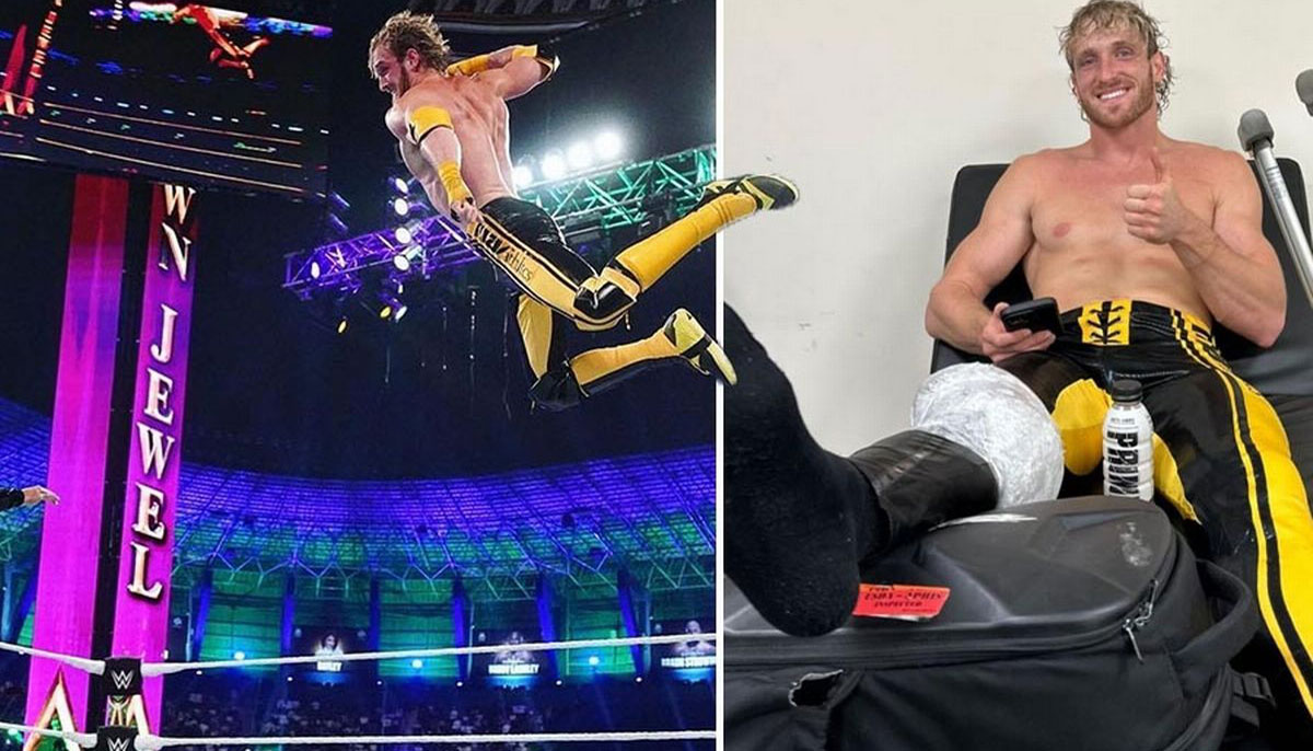 Logan Paul WWE Crown Jewel ends in major injury - The Celeb Post