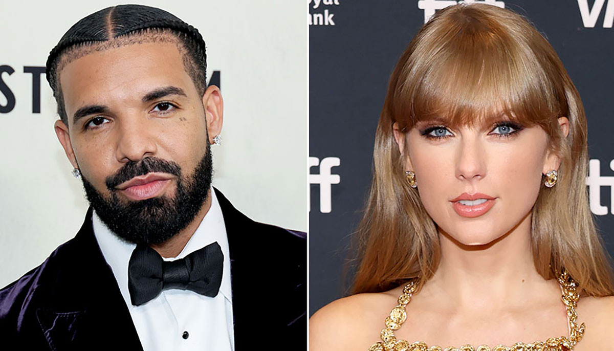 Drake seemingly throws shade at Taylor Swift for taking top spot on ...