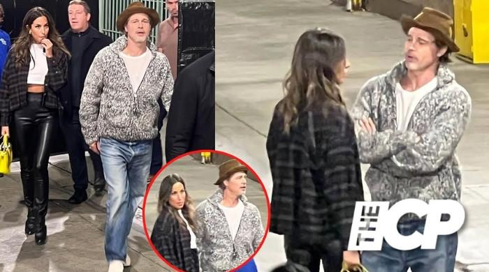 Brad Pitt spotted at Bono concert with Paul Wesley’s ex wife, Ines de ...