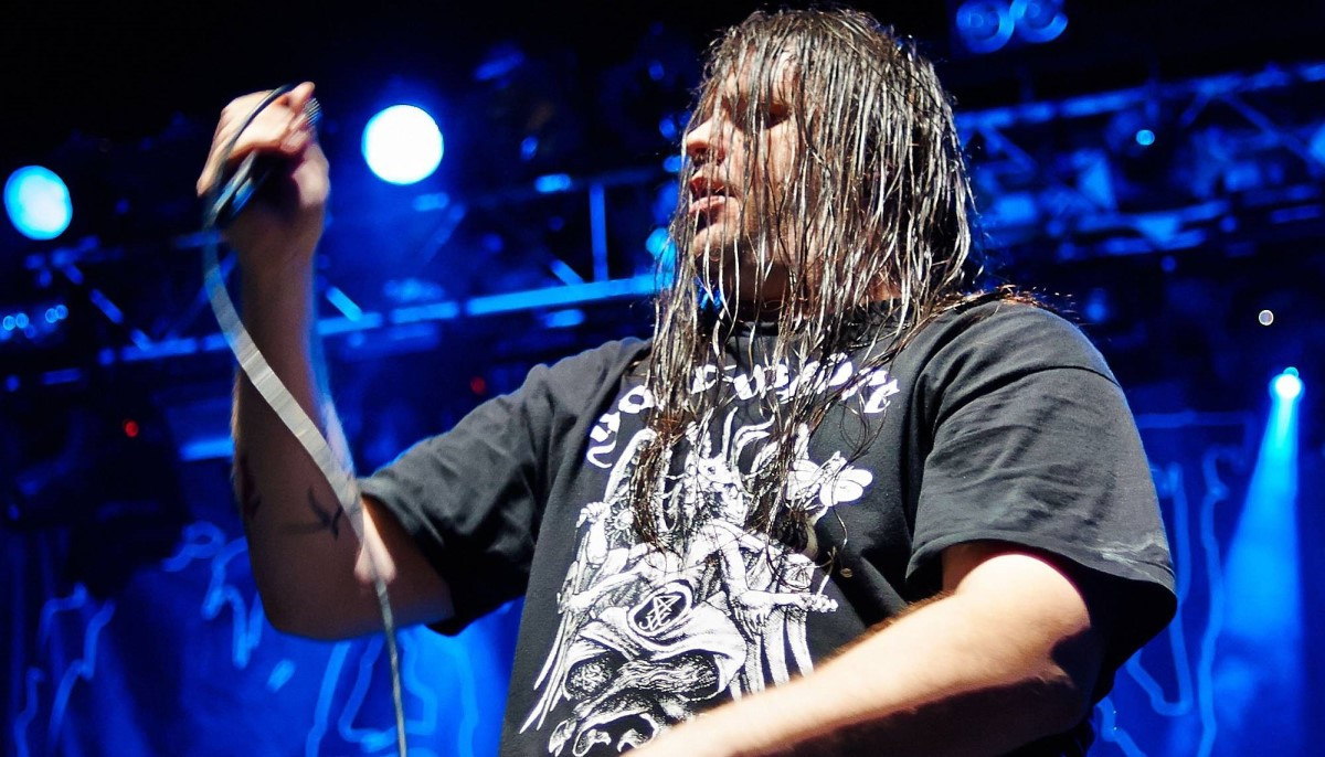 George “Corpsegrinder” Fisher, Cannibal Corpse’s frontman poses for ...