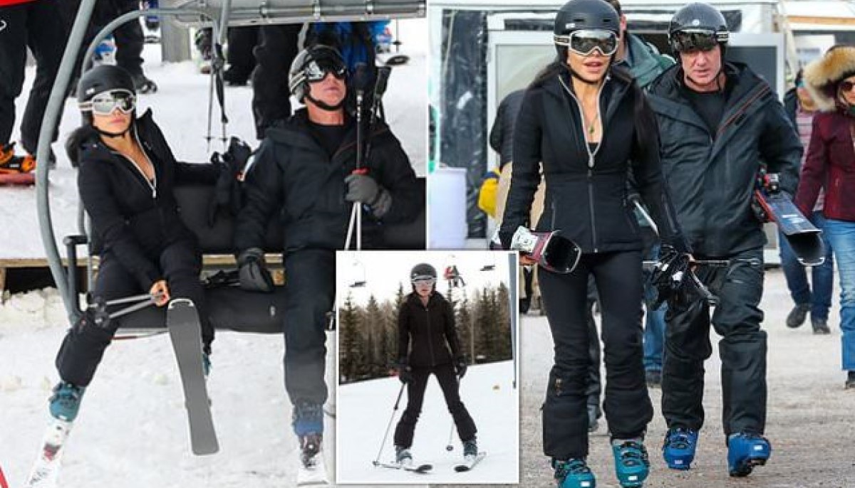 Jeff Bezos, Lauren Sanchez enjoy skiing on the Aspen Slopes