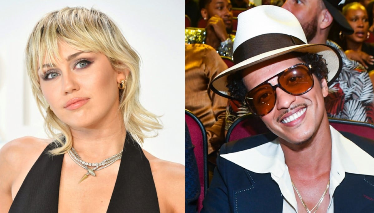Miley Cyrus replies to Bruno Mars’ THIS song with Flowers