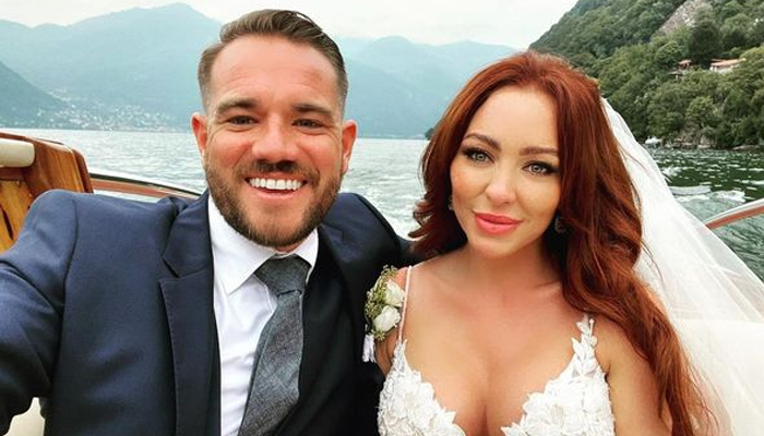 Natasha Hamilton expecting first child, her fifth, with husband Charles Gay
