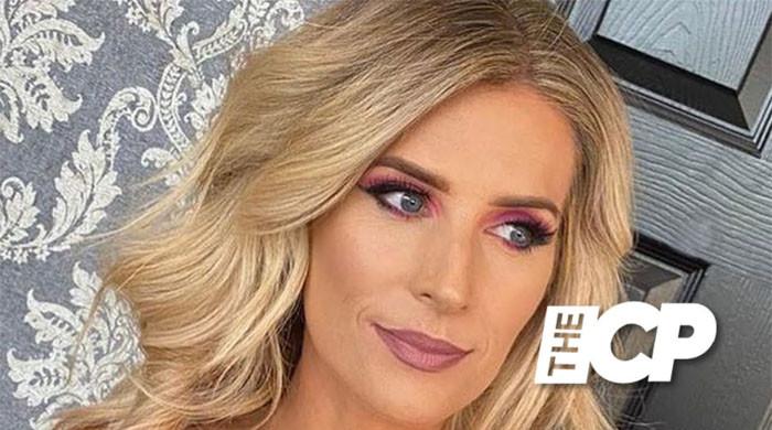Sarah Jayne Dunn Sizzles In Silk Lingerie Set With Suspenders The Celeb Post