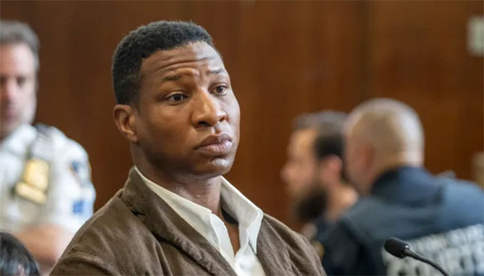 Jonathan Majors attends court for assault, judge sets trial date