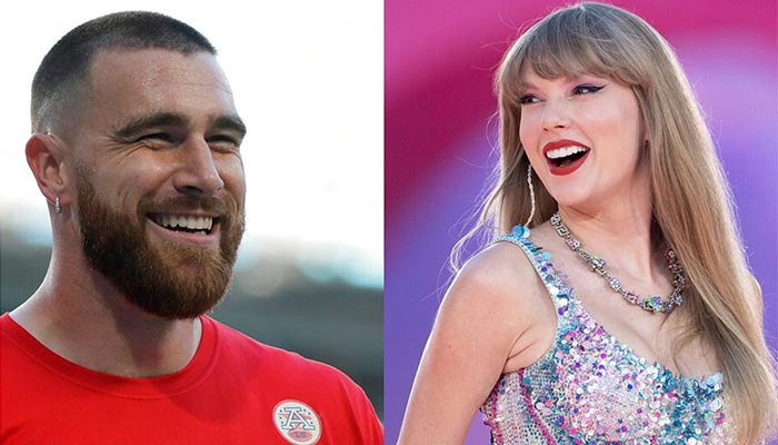 Travis Kelce plays coy when asked about Taylor Swift romance