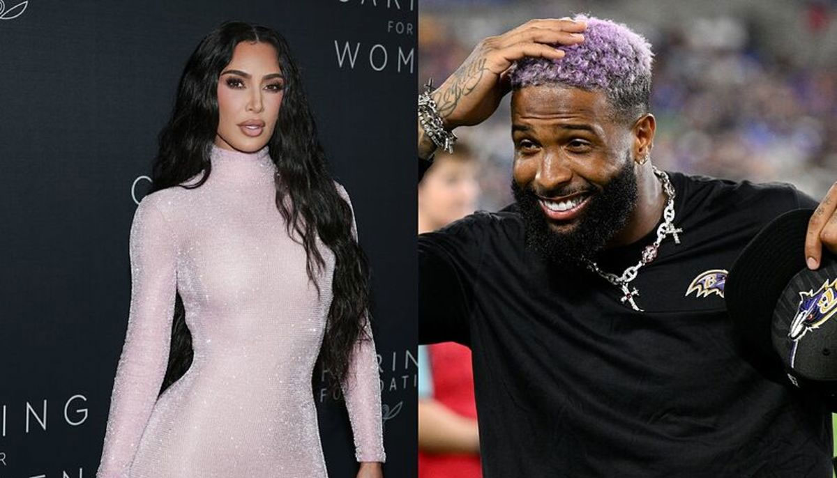 Kim Kardashian, Odell Beckham Jr. make memories at Super Bowl