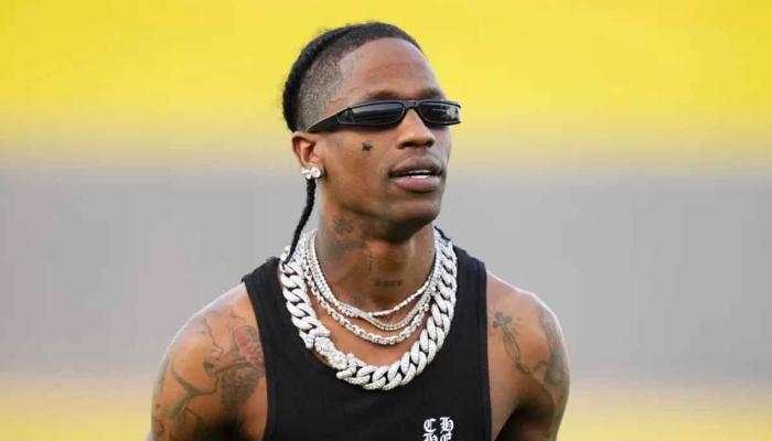 Travis Scott gets carried away at WWE debut