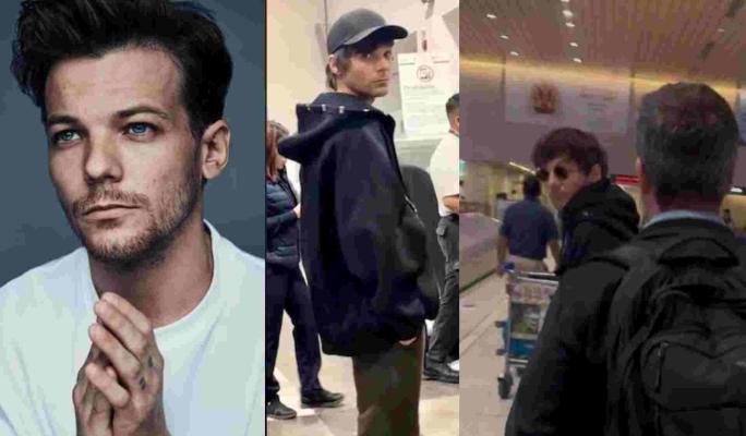 One Direction’s Louis Tomlinson in India, fans line up at Mumbai airport