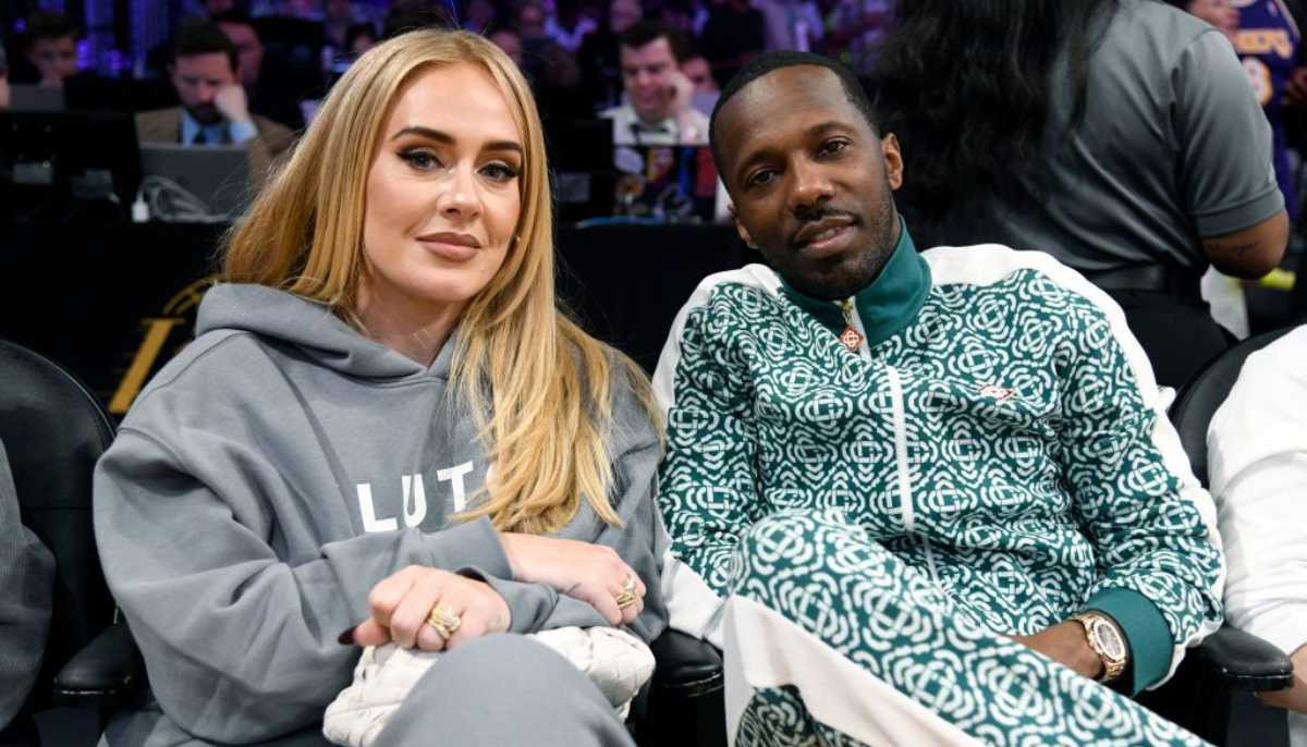 Adele swaps private life for public outing with fiance