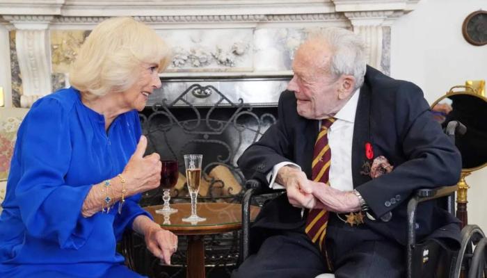 Emotional Queen Camilla recalls her hero dad's untold war stories
