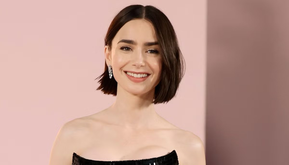 'Emily in Paris' cast meets Lily Collin's baby!