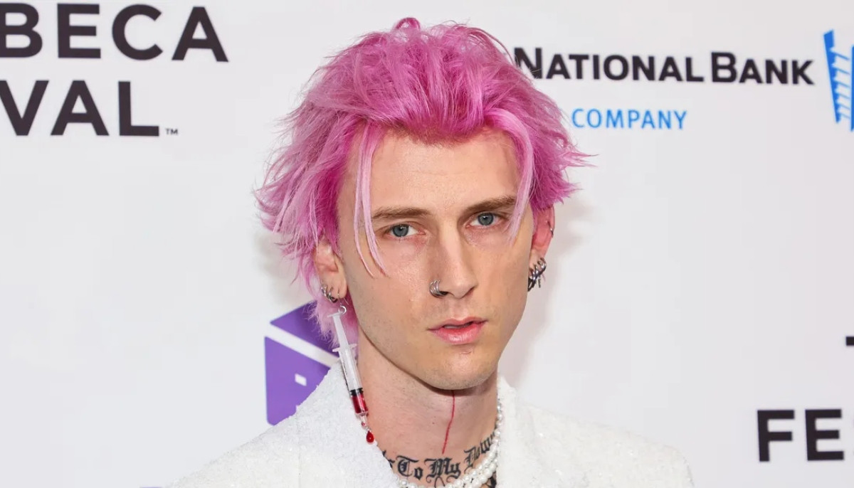 Machine Gun Kelly shares baby photo after risky motorcycle stunt