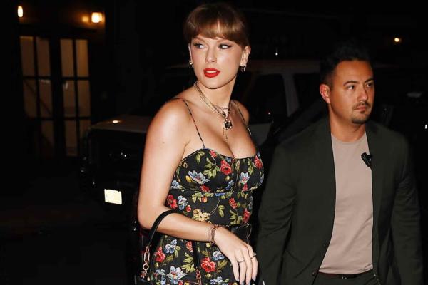 Taylor Swift's black attire sparks pregnancy rumors