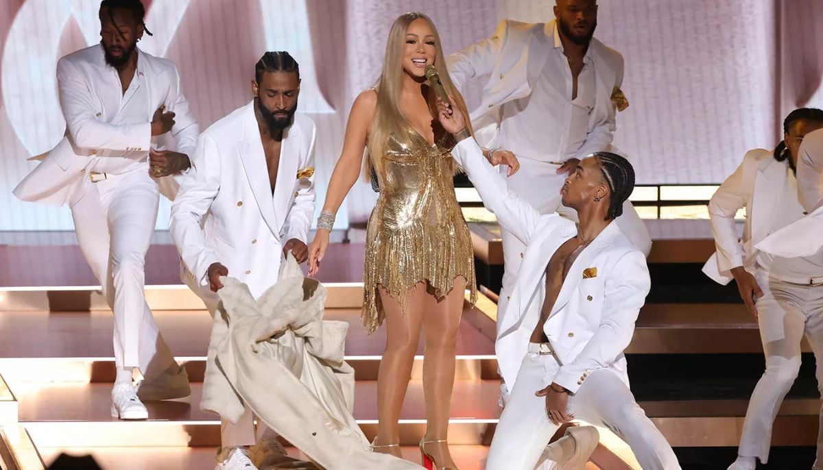 Mariah Carey makes sparkling outfit changes at 2025 BET Awards
