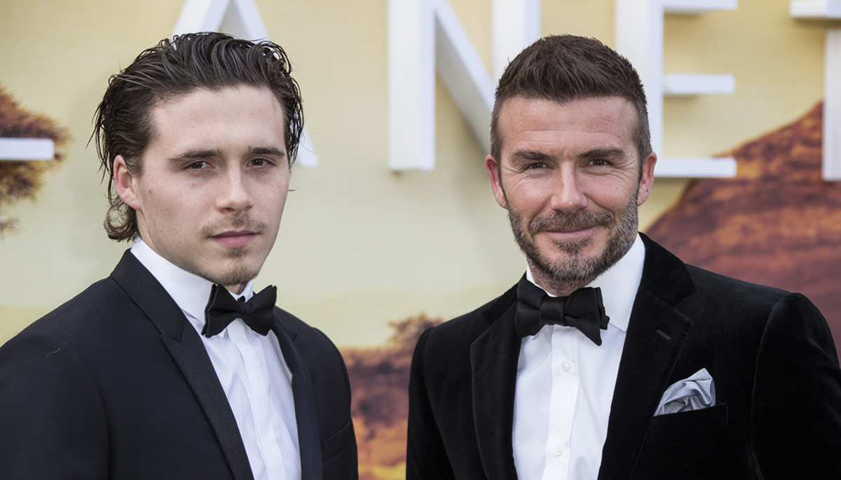 Brooklyn Beckham gives cold shoulder to David Beckham