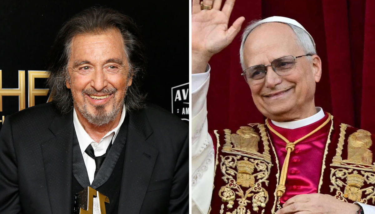 Al Pacino meets Pope Leo XIV during Maserati biopic promotion