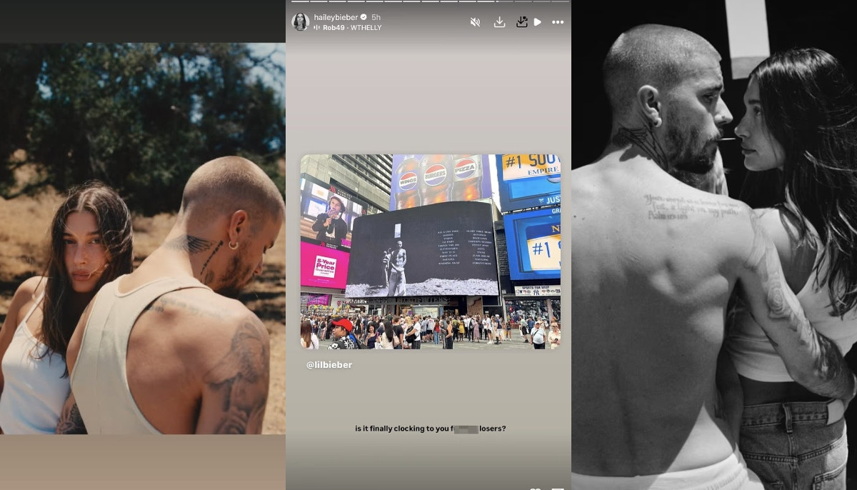 Hailey Bieber hits back at trolls while teasing Justin’s ‘Swag’ album