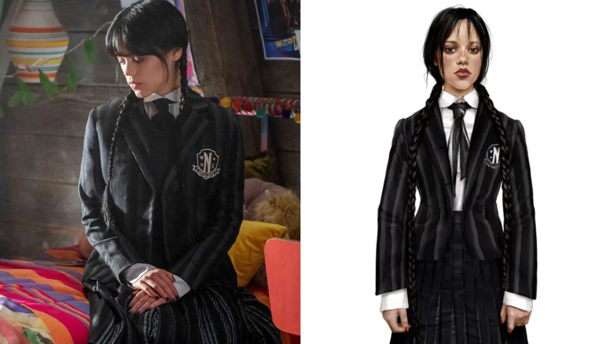 Inside 'Wednesday' Season 2 closet crafting iconic monochrome costumes