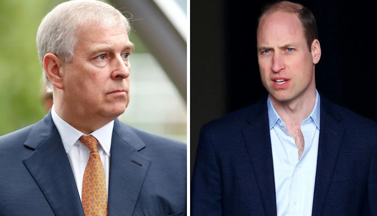 Prince Andrew's words to Prince William revealed by lip reader