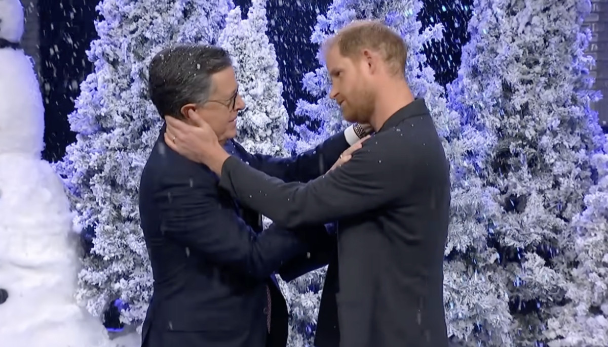 Prince Harry turns into a Hallmark hero in cheeky late night show ...