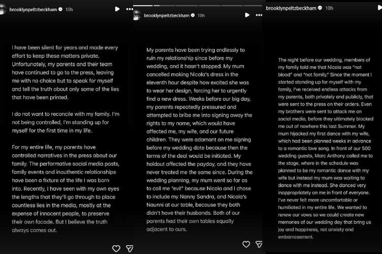 Brooklyn Beckham bombshell claims debunks family lies: More details